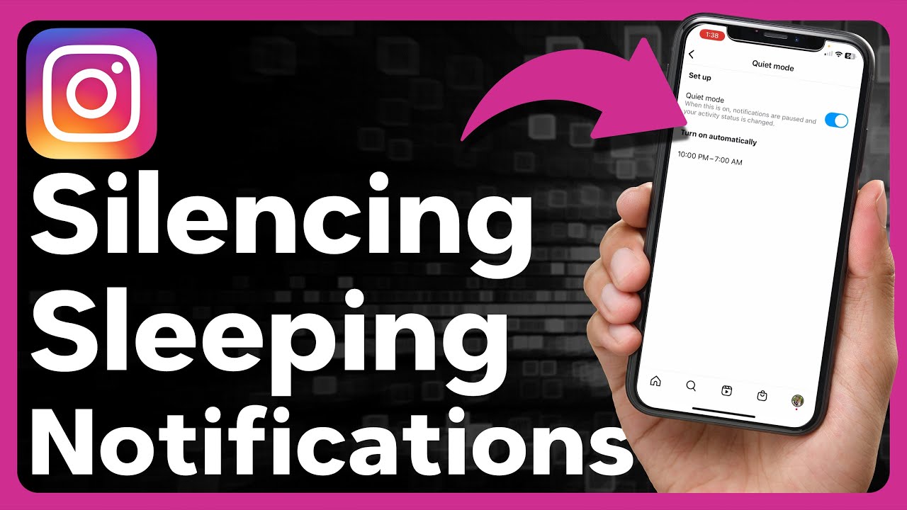 How To Silence Instagram Notifications While Sleeping - YouTube