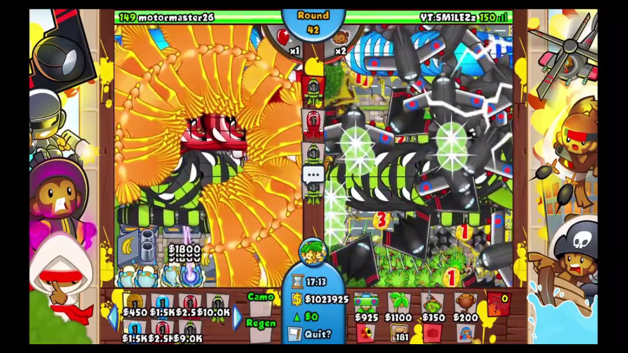 BTD BATTLES LATE GAME (100+ ZOMG) | SM1LEZz - YouTube