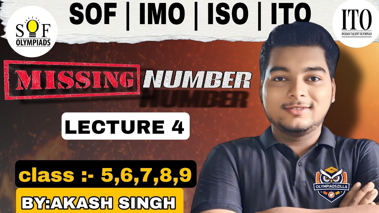 Missing Number Series for Olympiads | Crack SOF, IMO, ITO like a topper ...
