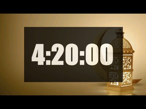 4 Hour 20 Minute Timer | 260 Minutes Countdown | Timer Call - YouTube