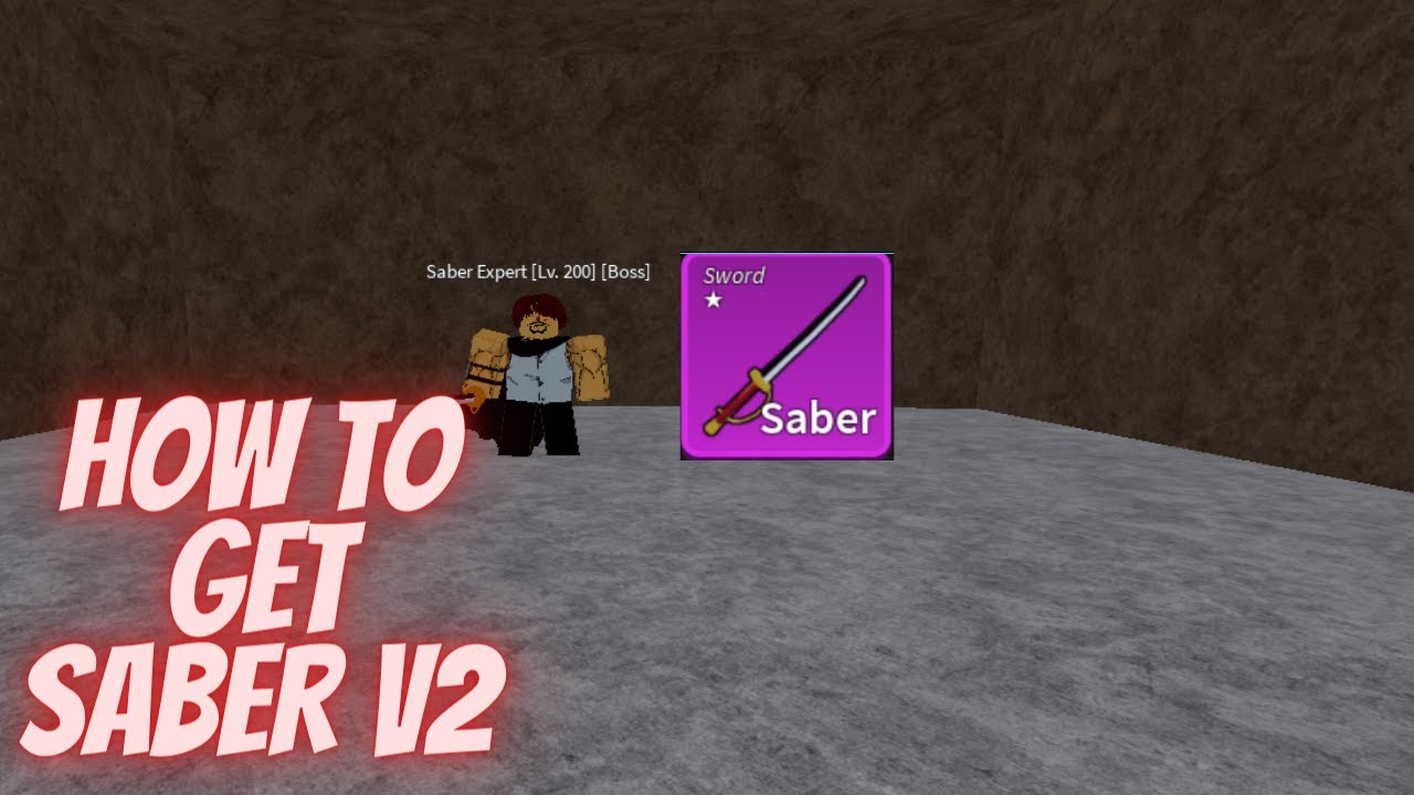 How to get saber V2 + SHOWCASE - YouTube