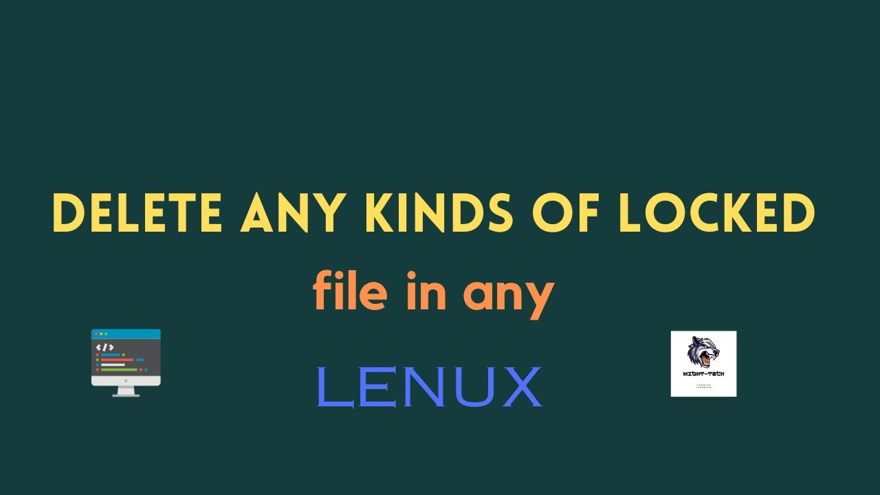 👨‍💻 DELETE ANY KINDS OF LOCK FILE FOR ANY LINUX 👨‍💻 - YouTube