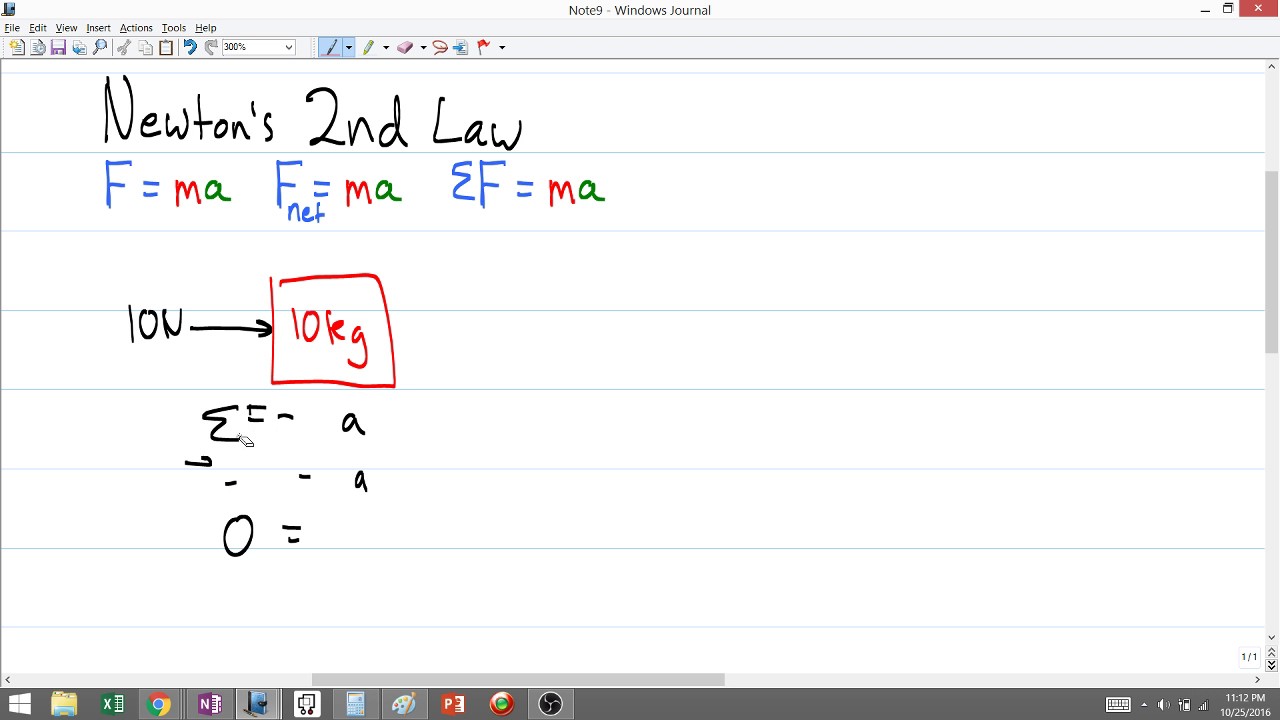 Physics Made Easy - Newton's Second Law, F = ma - YouTube