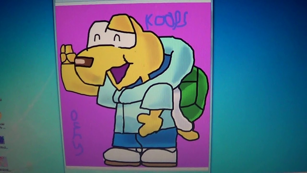 My Drawing Of Koops From Paper Mario TTYD - YouTube