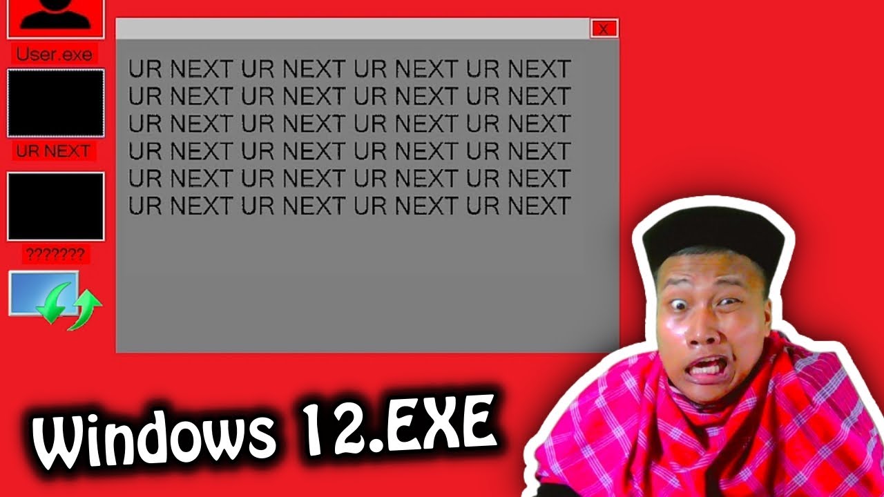 JANGAN INSTALL WINDOWS 12 KALO GINI JADINYA!!! - Windows 12.EXE - YouTube