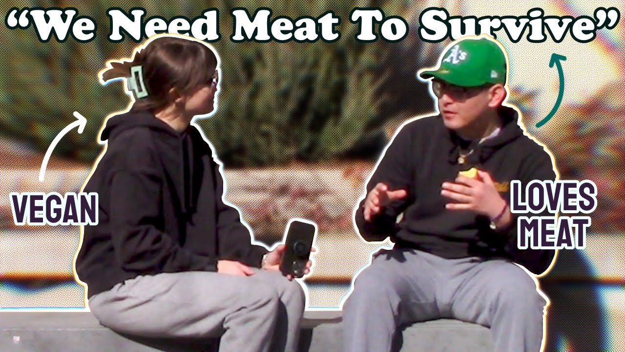 Determined Meat Lover Refuses to Listen to Vegan Message | Vegan ...