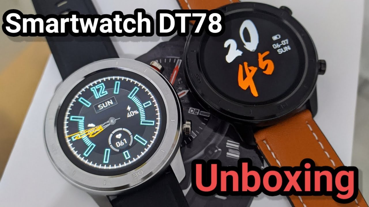 Smartwatch DT78 SUPER Lançamento 2020! Idêntico ao Amazfit GTR!Muuito ...