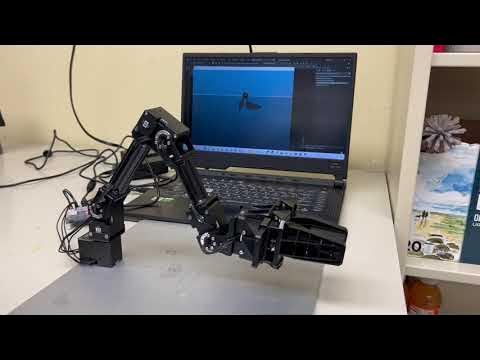 Forward Kinematics of Open Manipulator X using python - YouTube