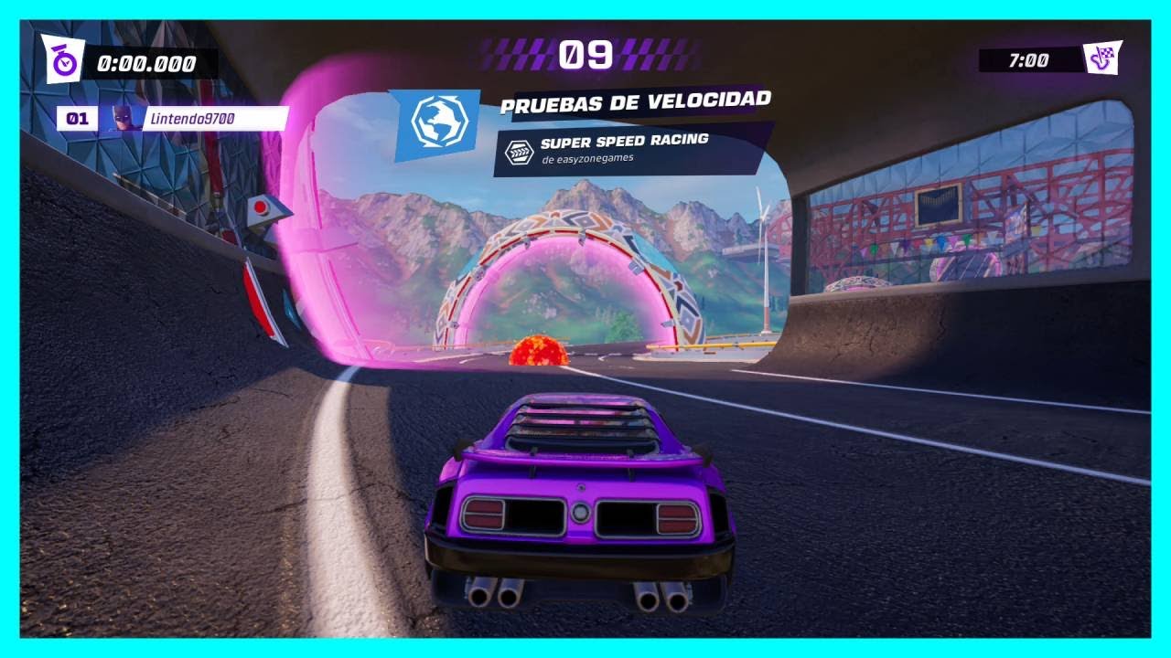 PROBANDO NUEVA PISTA CREADA POR LA COMUNIDAD EN ROCKET RACING FORTNITE ...