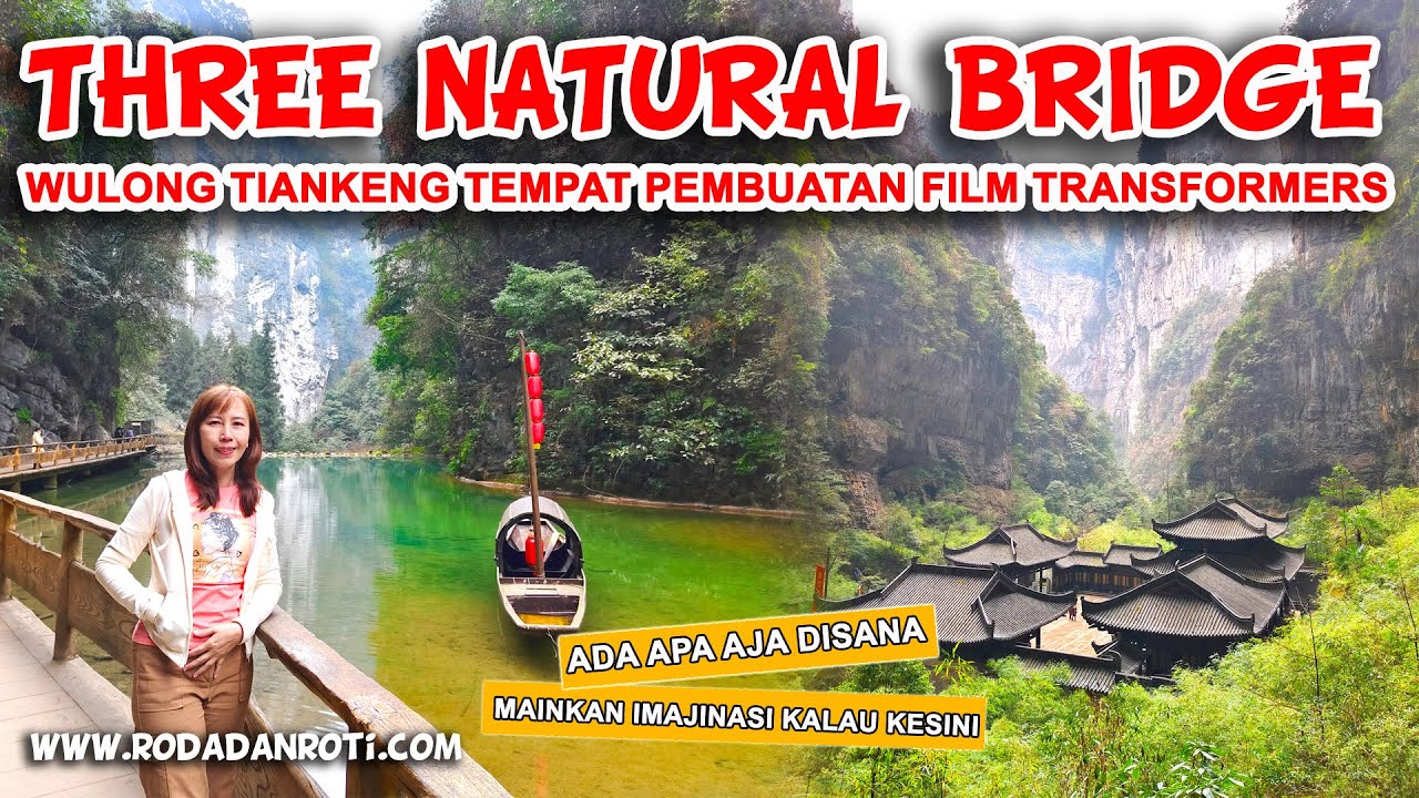 THREE NATURAL BRIDGE WULONG TIANKENG CHONGQING CHINA TOUR - YouTube
