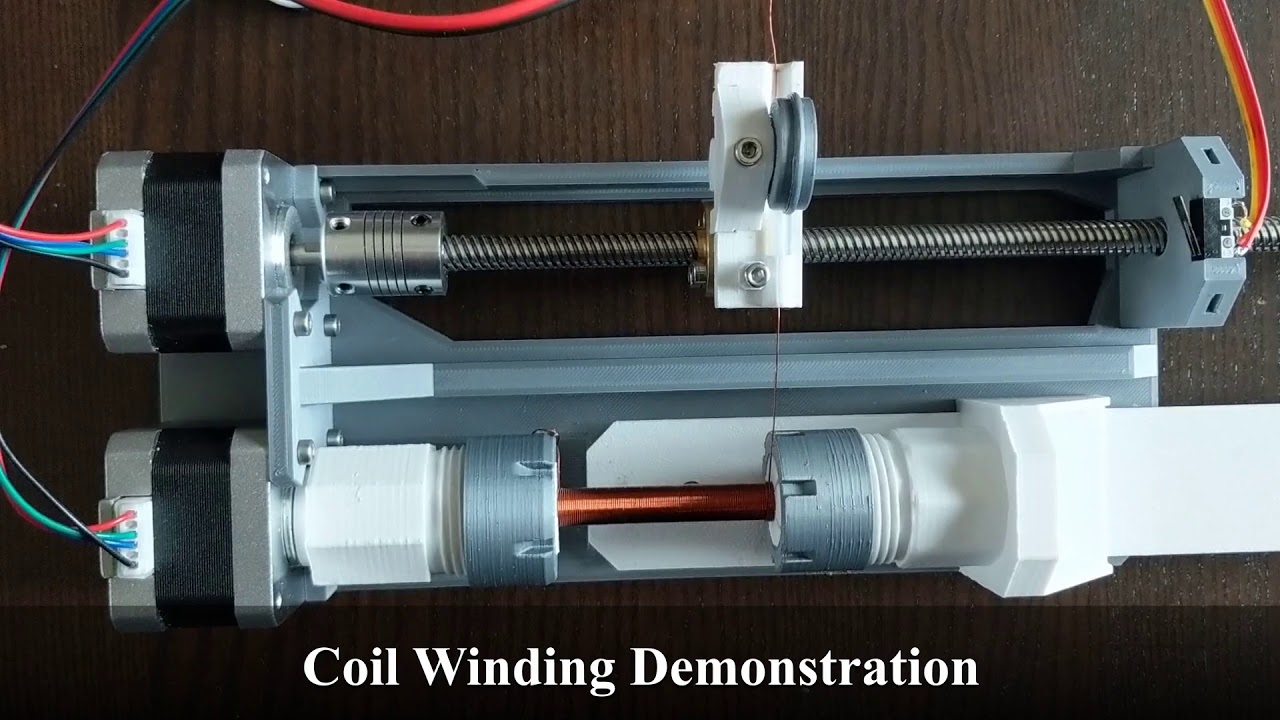 Magnetorquer Winding Machine Demonstration - Group 1 - YouTube