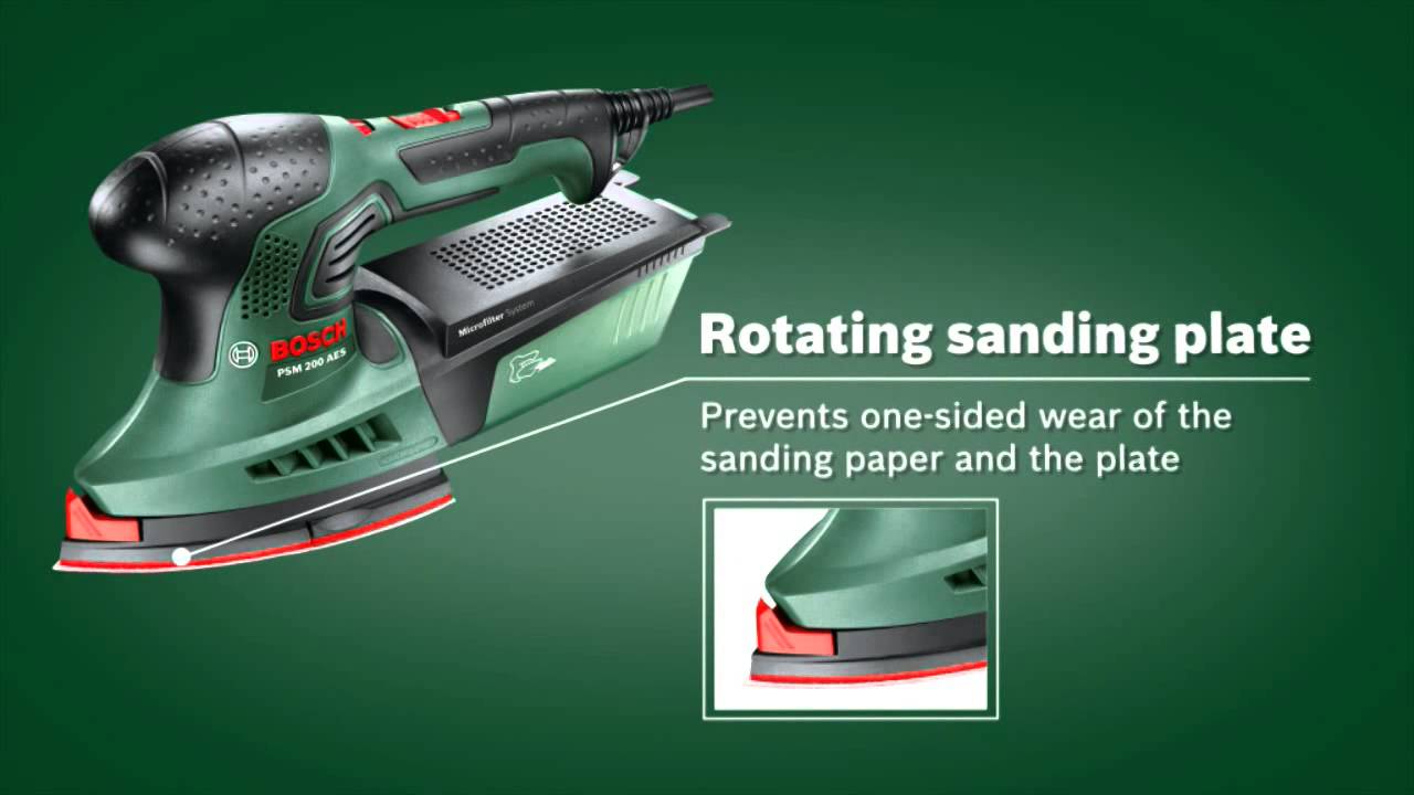 The all purpose PSM 200 AES Multi Sander - YouTube