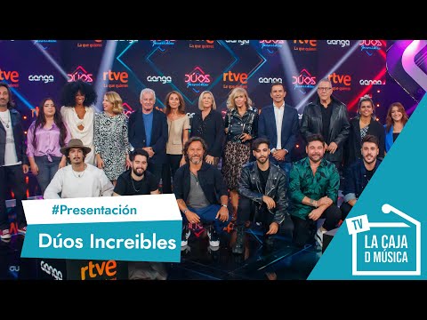 PRESENTACIÓN de "DÚOS INCREÍBLES", los protagonistas CUENTAN TODOS LOS ...