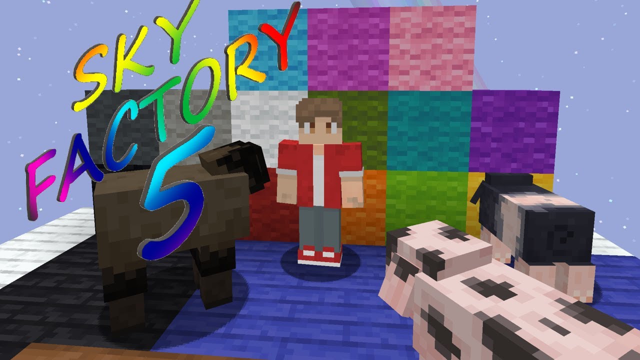 Sky Factory 5 : E3 : RGB, Pig and Sheep - YouTube