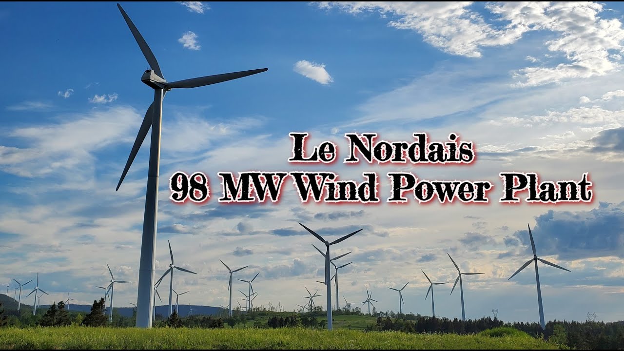 World Tallest Vertical wind Turbine, Cap -chat Quebec LE NORDAIS wind ...