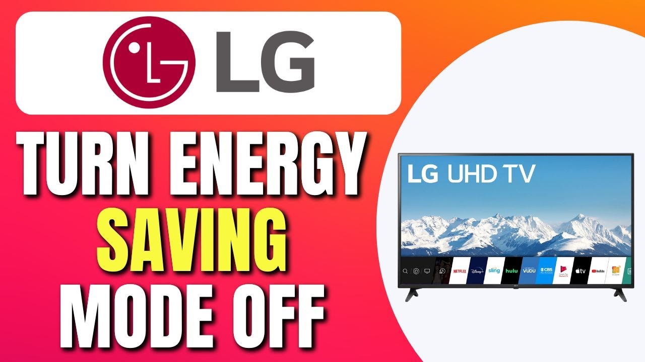 How To Turn Energy Saving Mode Off or Onn LG Smart TV | LG Smart TV ...