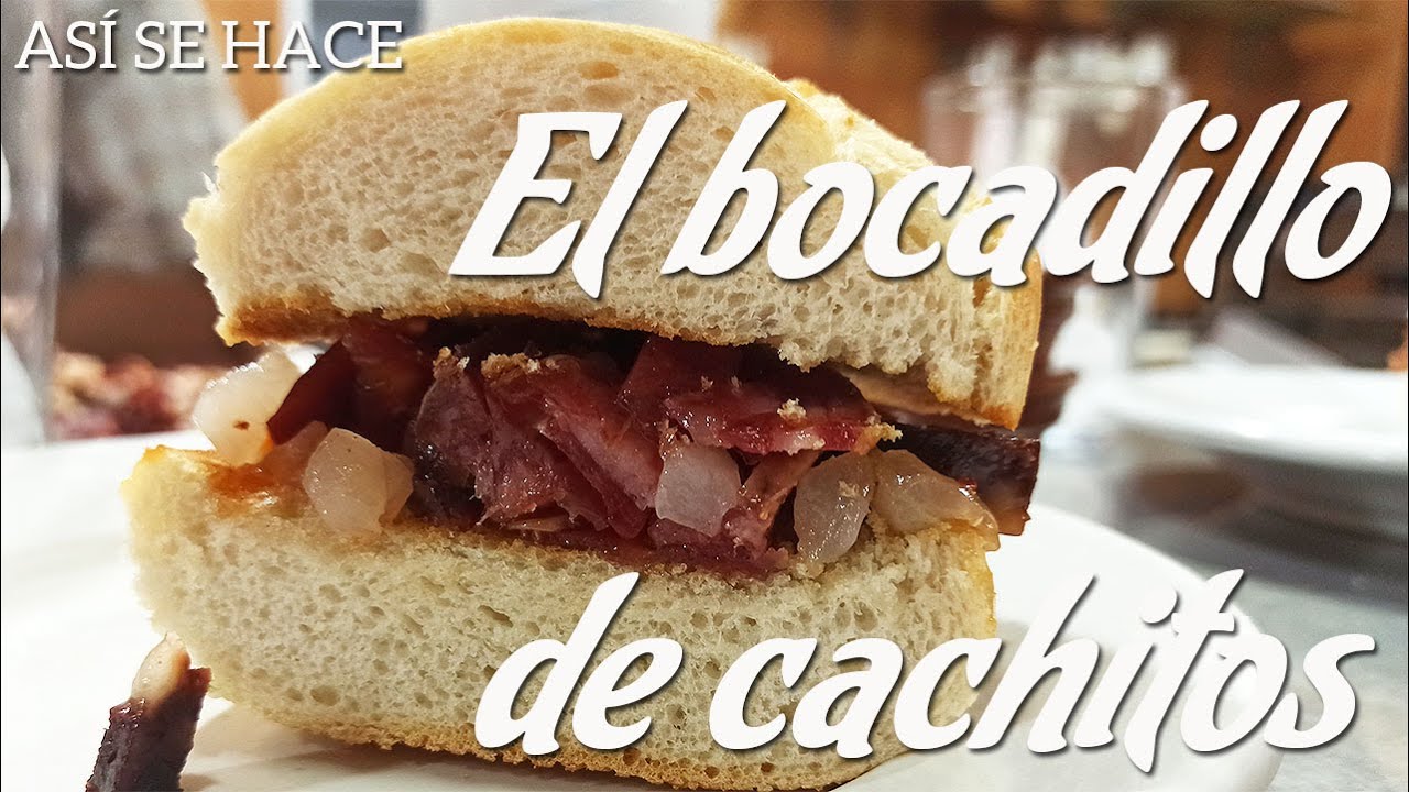 Así se hace el bocadillo de cachitos de Chipiona - YouTube