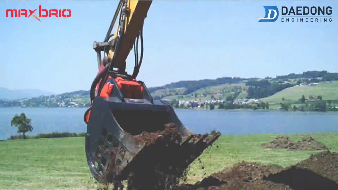 Maxbrio Vibro Bucket DVB35 Switzerland - YouTube