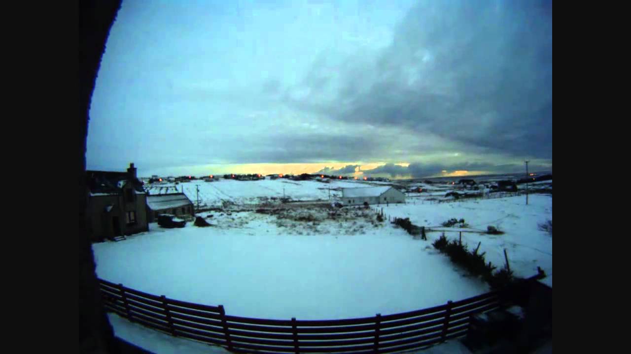 Christmas Morning Sunrise Stornoway - YouTube