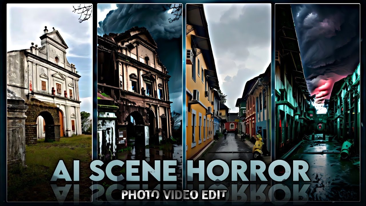 AI HORROR SCENE PHOTO VIDEO EDITING👽100% VIRAL REELS🔥 HORROR REELS EDIT ...