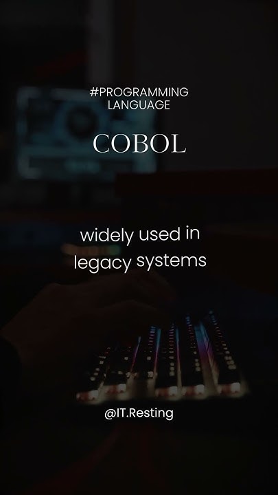 COBOL. Programming language - YouTube