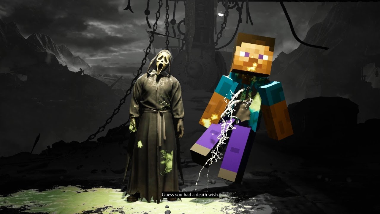 Ghostface vs Steve (Minecraft) - Mortal Kombat 1 (4K) - YouTube