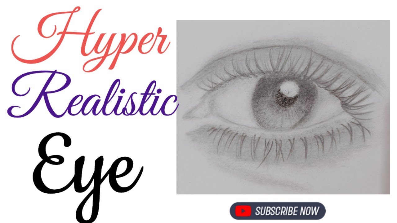 How to draw hyper realistic eye drawing for beginners step by step ...