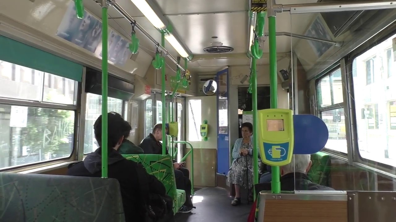 Melbourne Trams Riding a Z1 Tram Passenger Saloon view April 2016 - YouTube
