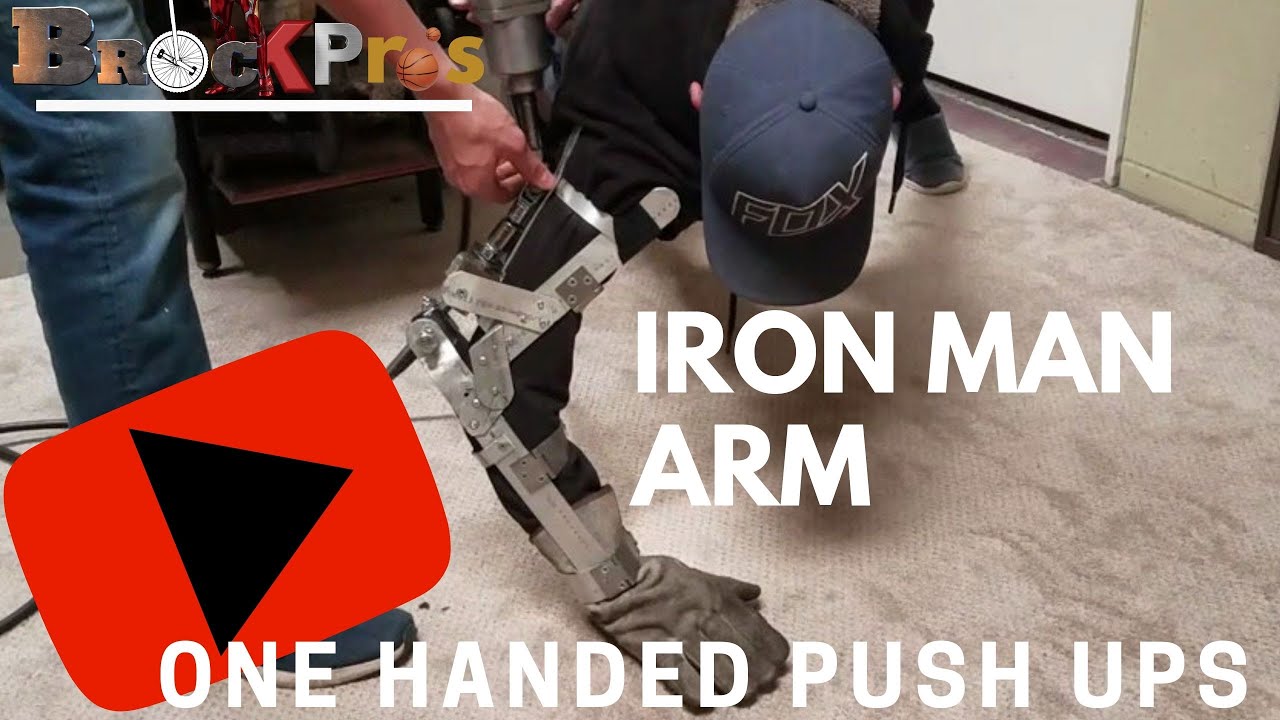 Homemade working Iron Man Arm. - YouTube