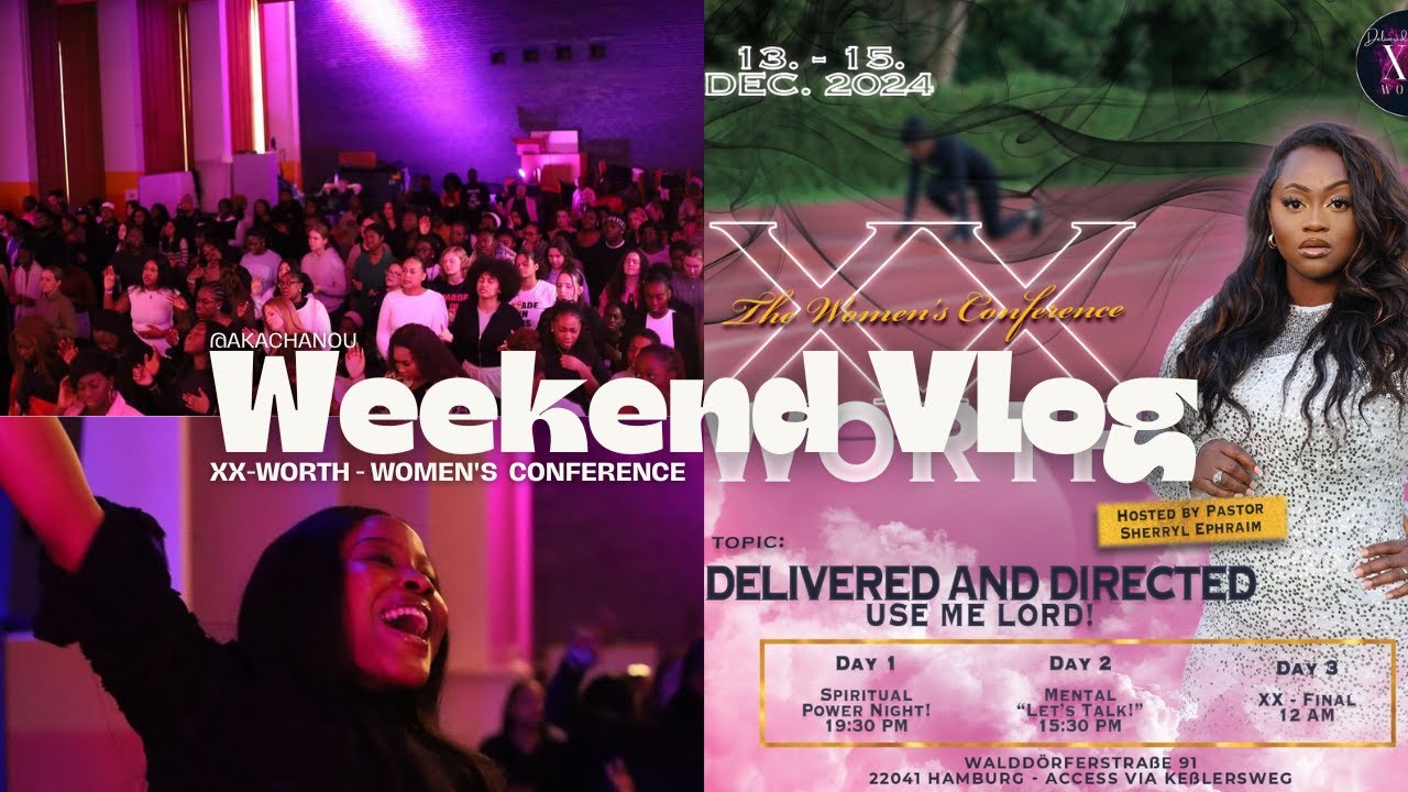 Weekend Vlog🌱, Women's conference🩷, Christian Vlog - YouTube