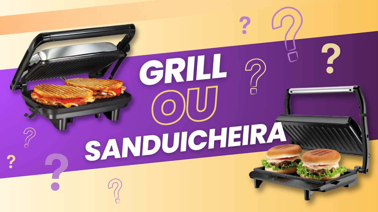 Grill e Sanduicheira Guia Completo 🍔 Qual é o Melhor para Você!😍 ...