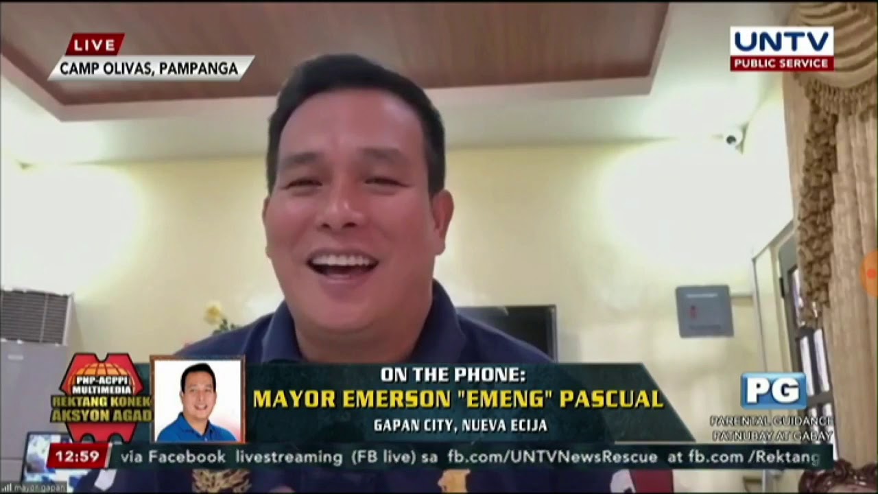 rektang konek - aksyon agad Mayor Emeng Pascual Interview - YouTube
