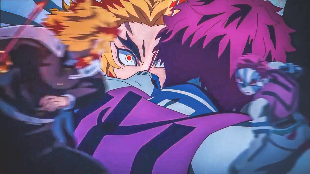 Rengoku vs Akaza 🥶 Fight Scene Edit | Demon Slayer Movie - Mugen Train ...