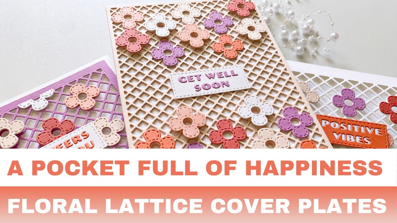 #126 In Focus: Floral Lattice BG 5x7" and Stitched Floral Lattice BG ...