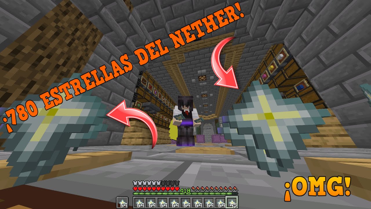 CONSEGUÍ 780 ESTRELLAS DEL NETHER EN SUPERVIVENCIA | Minecraft 1.16.3 ...