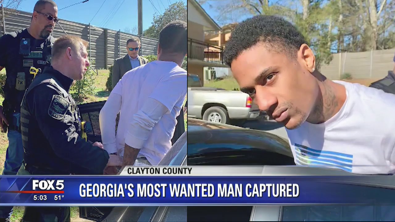 Georgia's most wanted behind bars - YouTube