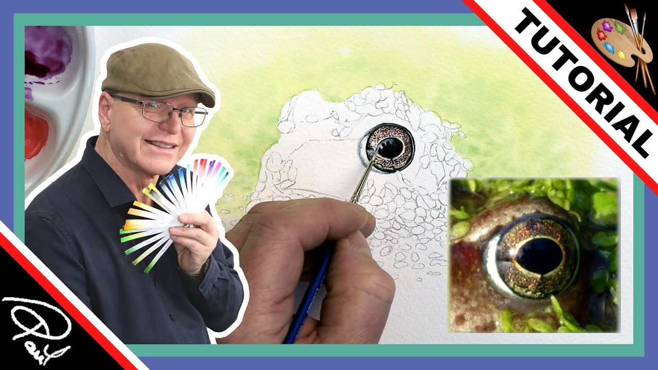 REALISTIC Eye Watercolor PAINTING (Part 4) - YouTube