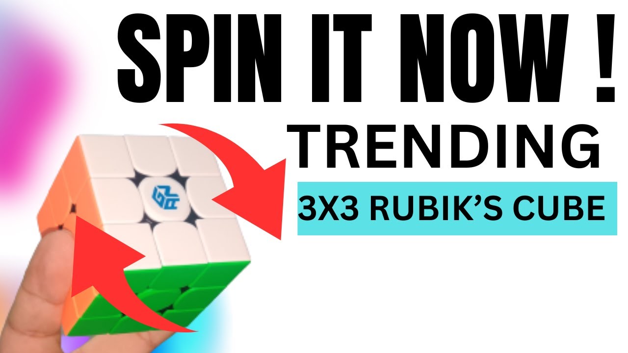 Rubik's Cube Spin Viral Video - YouTube
