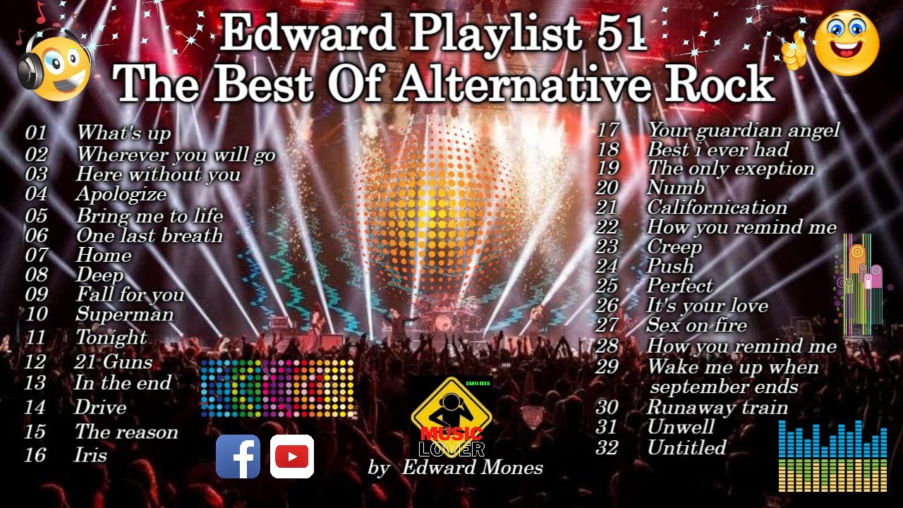 Edward Playlist 51 The Best Of Alternative Rock | 90's Alternative rock ...