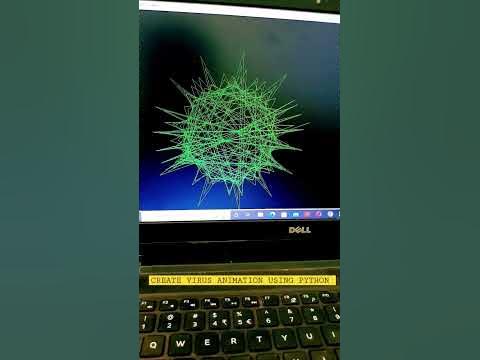 How to create Virus Animation using Python | #virus #python #coding #viral - YouTube