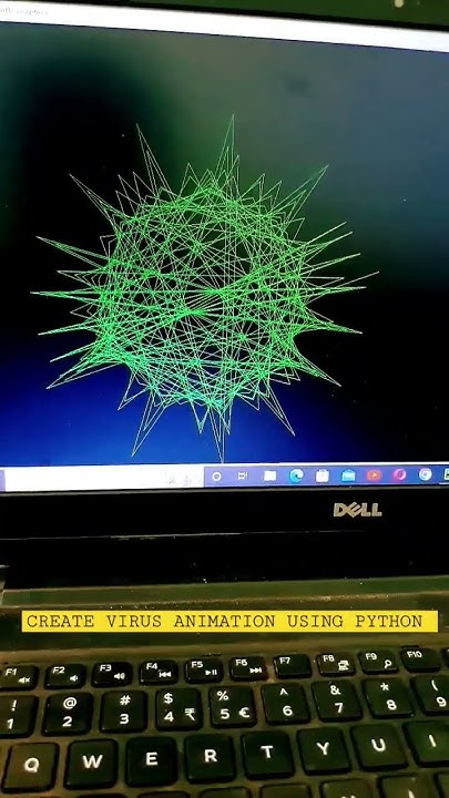 How to create Virus Animation using Python | #virus #python #coding #viral - YouTube
