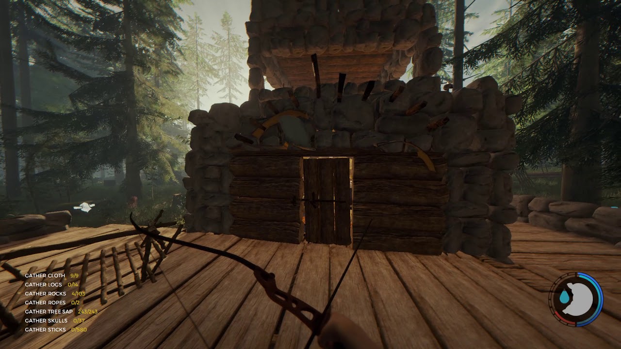 The Forest Crashed Plane Base Update - YouTube