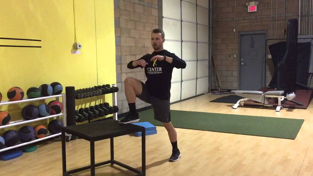 Tri-plane hip flexor stretch - YouTube