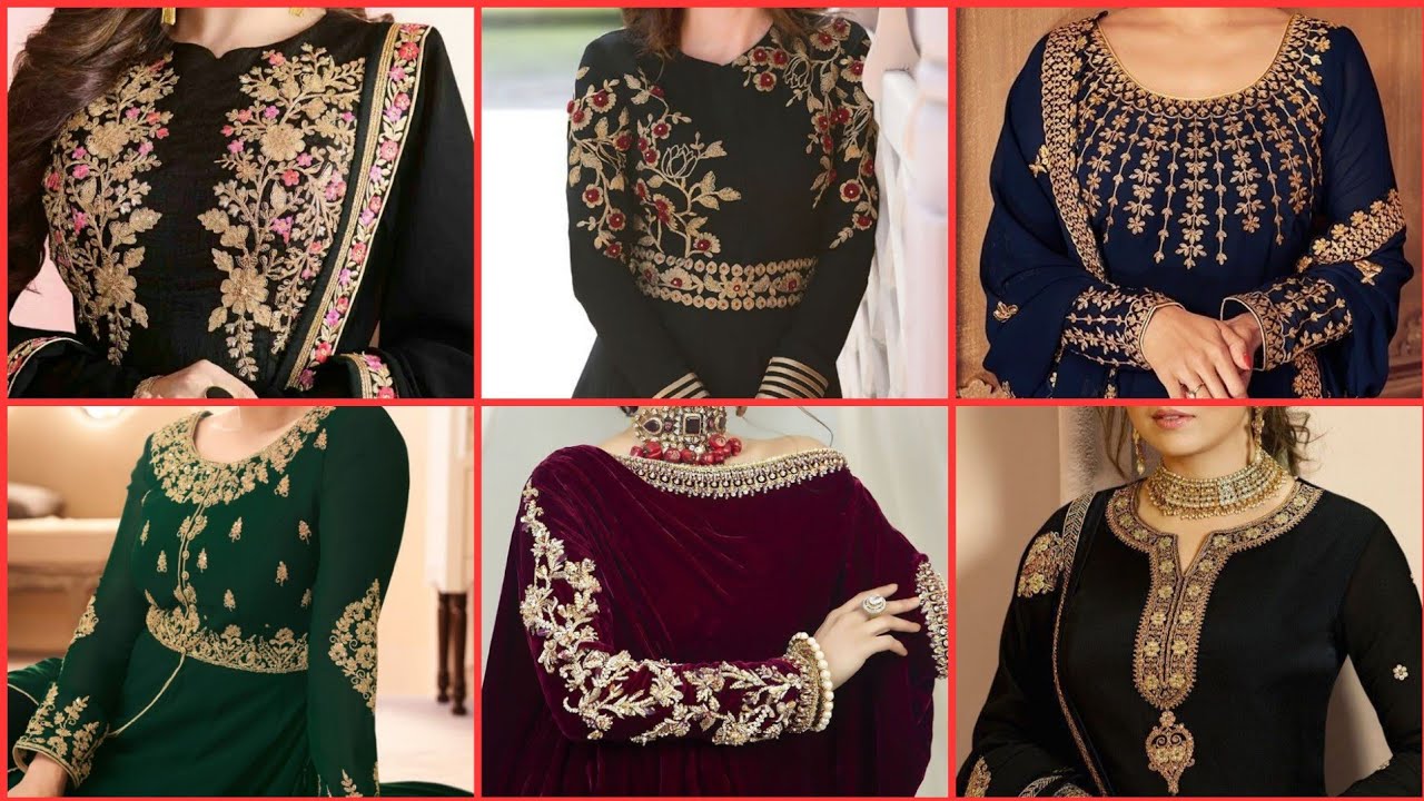 ladies suit design/ latest embroidery design/machine embroidery design ...