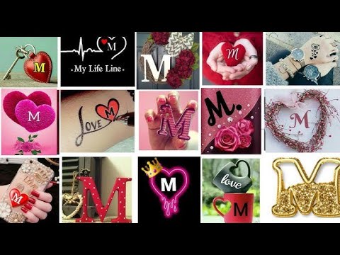 stylish M letter dp images for whatsapp || stylish m letter || m name ...