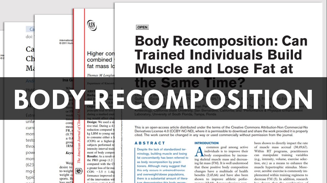 Body Recomposition | Can You Build Muscle & Lose Fat Simultaneously ...