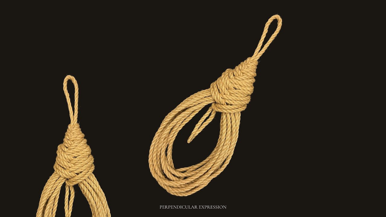 Pear Knot/Shrimp Tie (Ebi Musubi) - How To | P_E.Ropes - YouTube