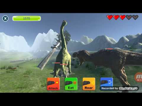 Dinosaur Sim:Brachiosaurus gameplay - YouTube