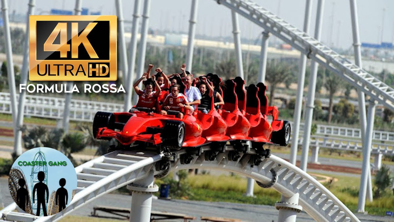 4K 60FPS Formula Rossa POV - Ferrari World - YouTube