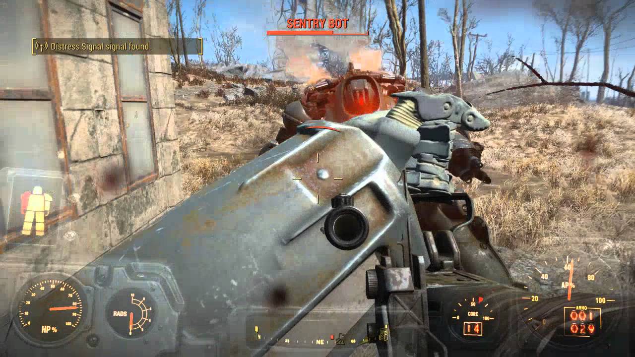 Fallout 4 Clips: Sentry Bots are Tough! - YouTube